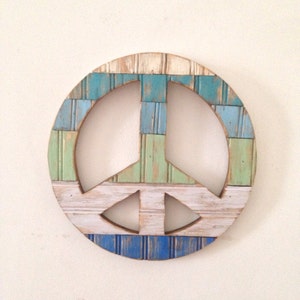 Rustic Home Decor - Peace Sign - Etsy