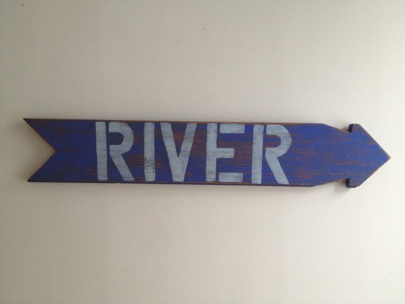 River Rustic Home Decor Wall Hanging Sign Made Form - Etsy