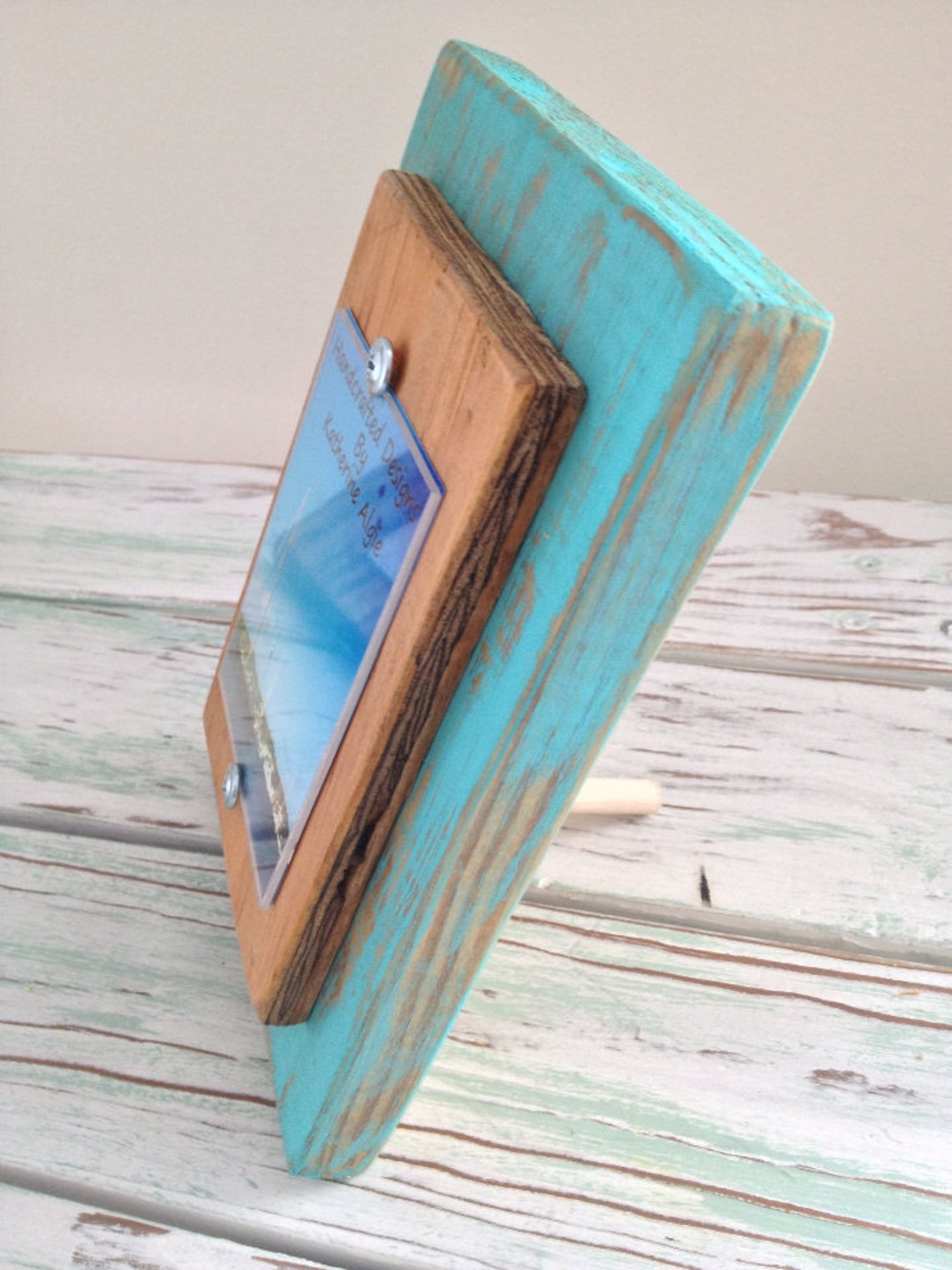 3 X 4 Rustic Distressed Picture Frame Made From Reclaimed Wood - Etsy