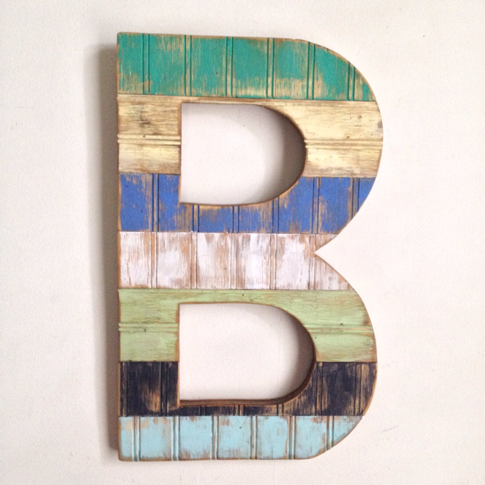Custom Painted and Distressed Letters | Etsy