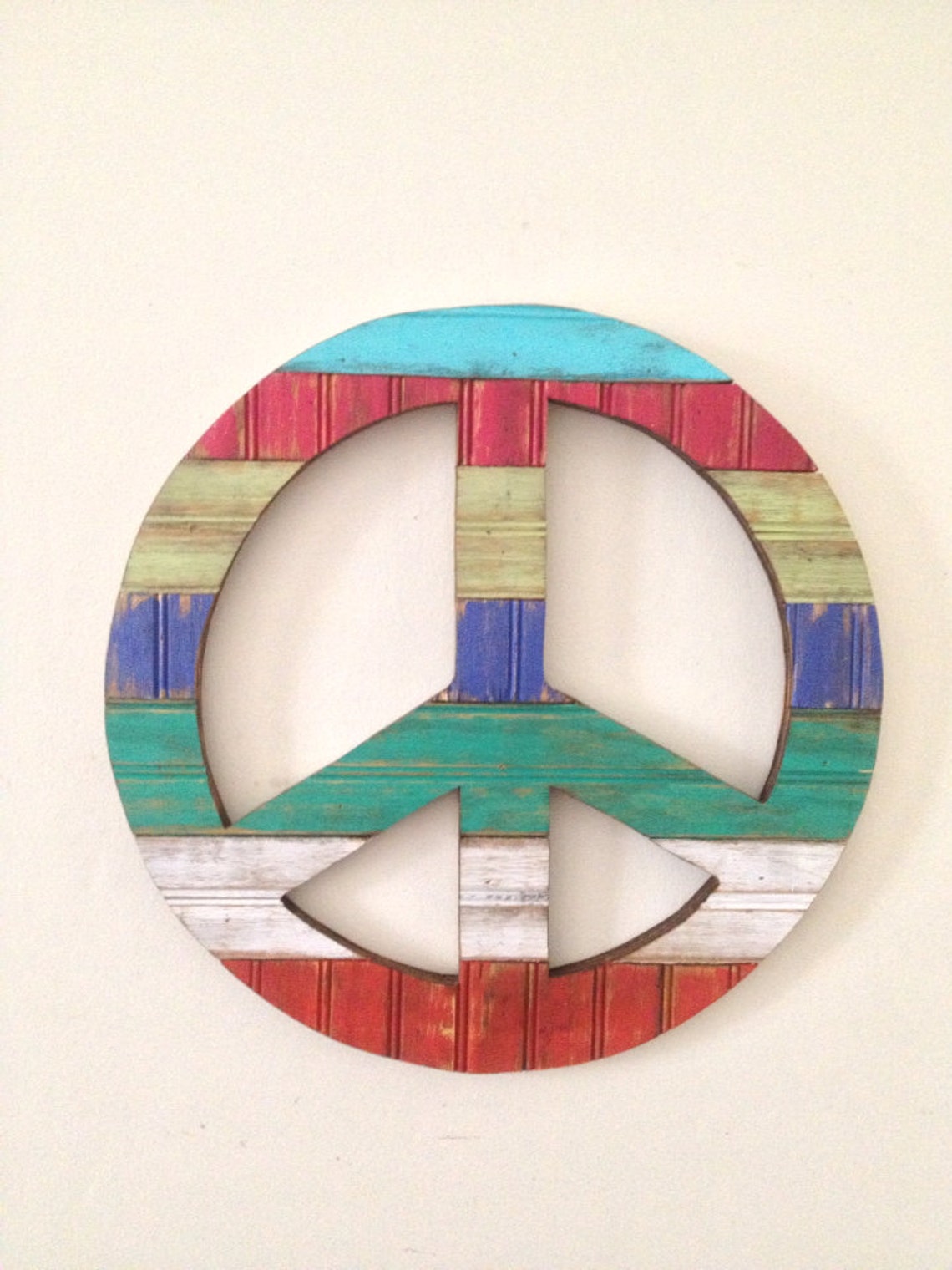 Rustic Home Decor Peace Sign - Etsy