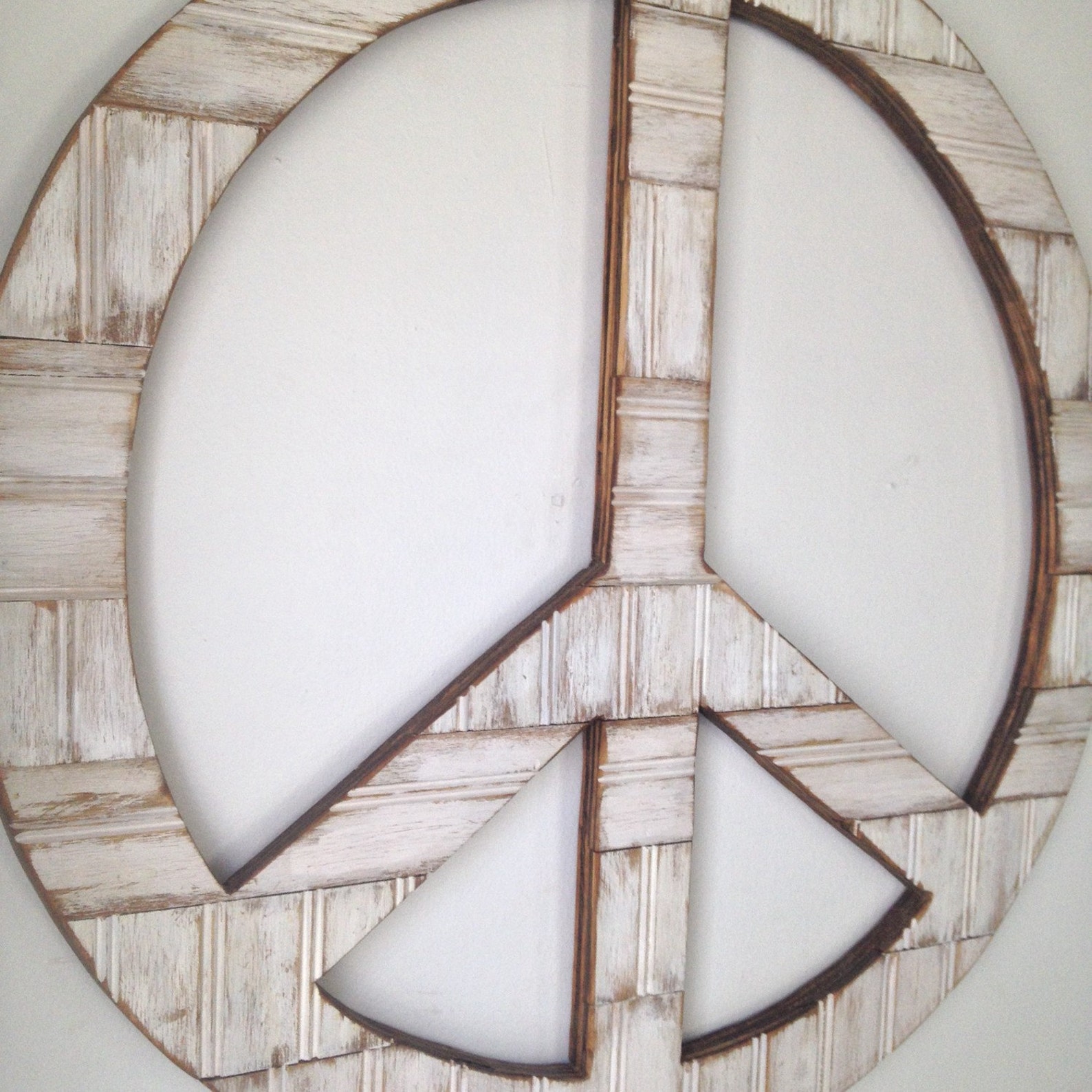 Large 24 Rustic Wood Peace Sign Wall Decor - Etsy