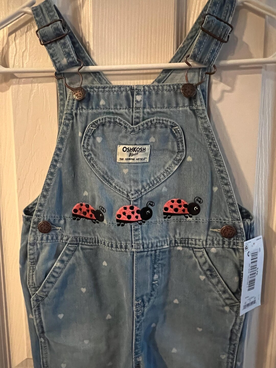 Cute Girl Overall/ Coveralls With Embroidery Size 3T Oshkosh - Etsy