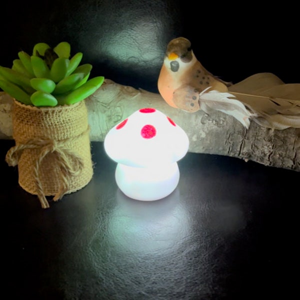Led Mushroom Color Changing Light - Etsy
