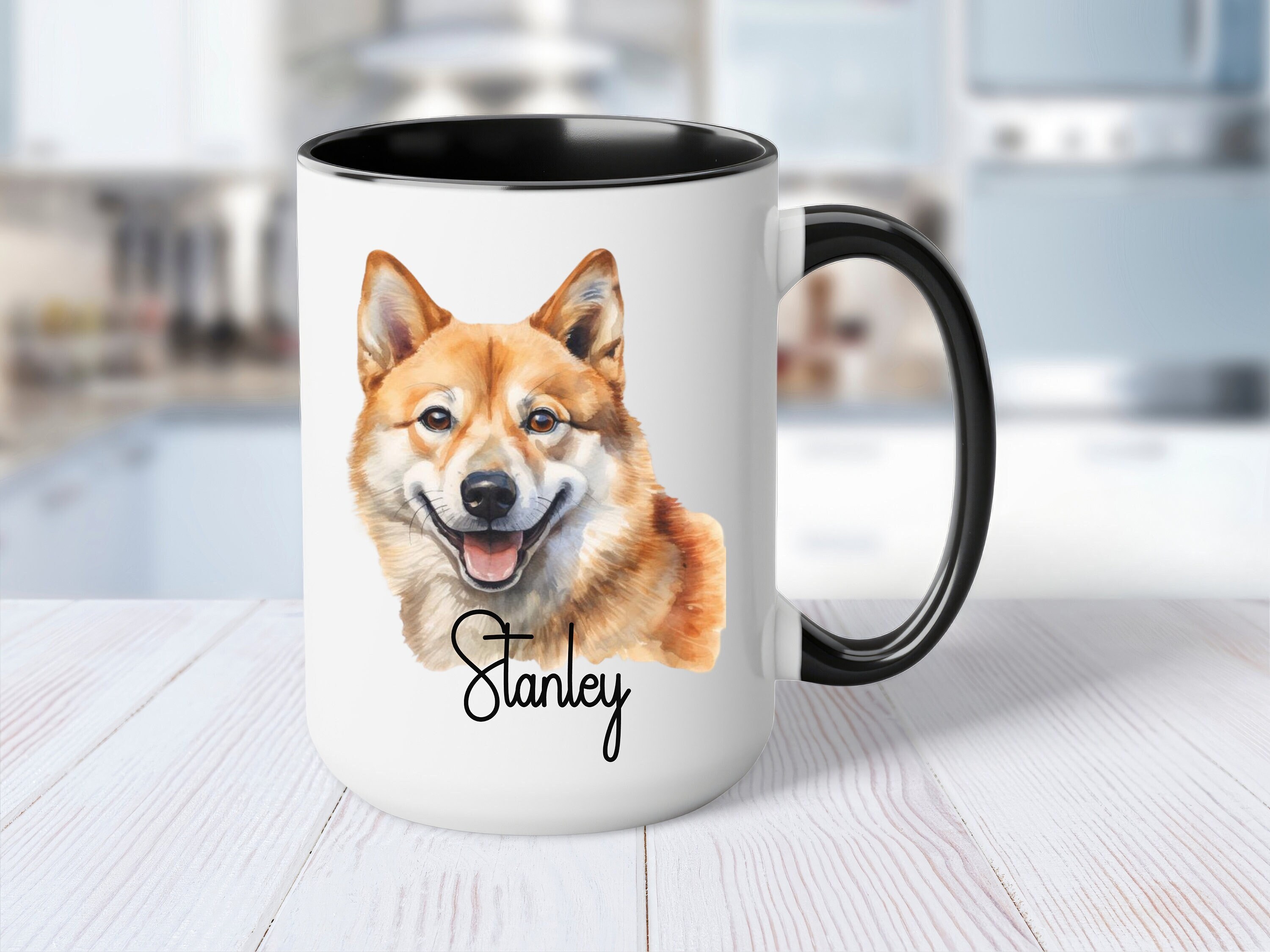 Personalized Shiba Inu Mug Shiba Inu Dog Lover Mug Dog Name Cup Custom ...