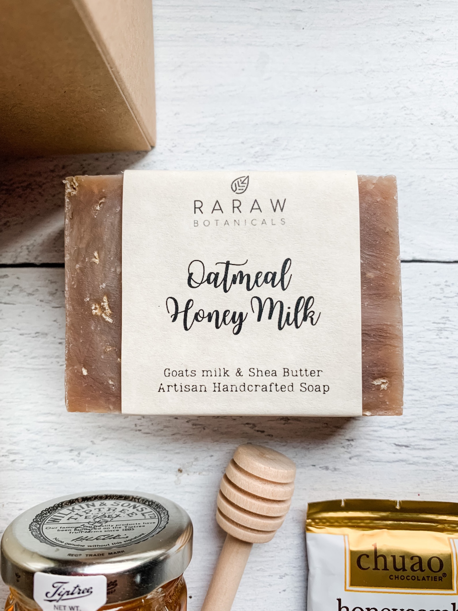 Oatmeal Honey Milk Gift Box, Gift for Women, Thank You Gift Ideas, Spa ...