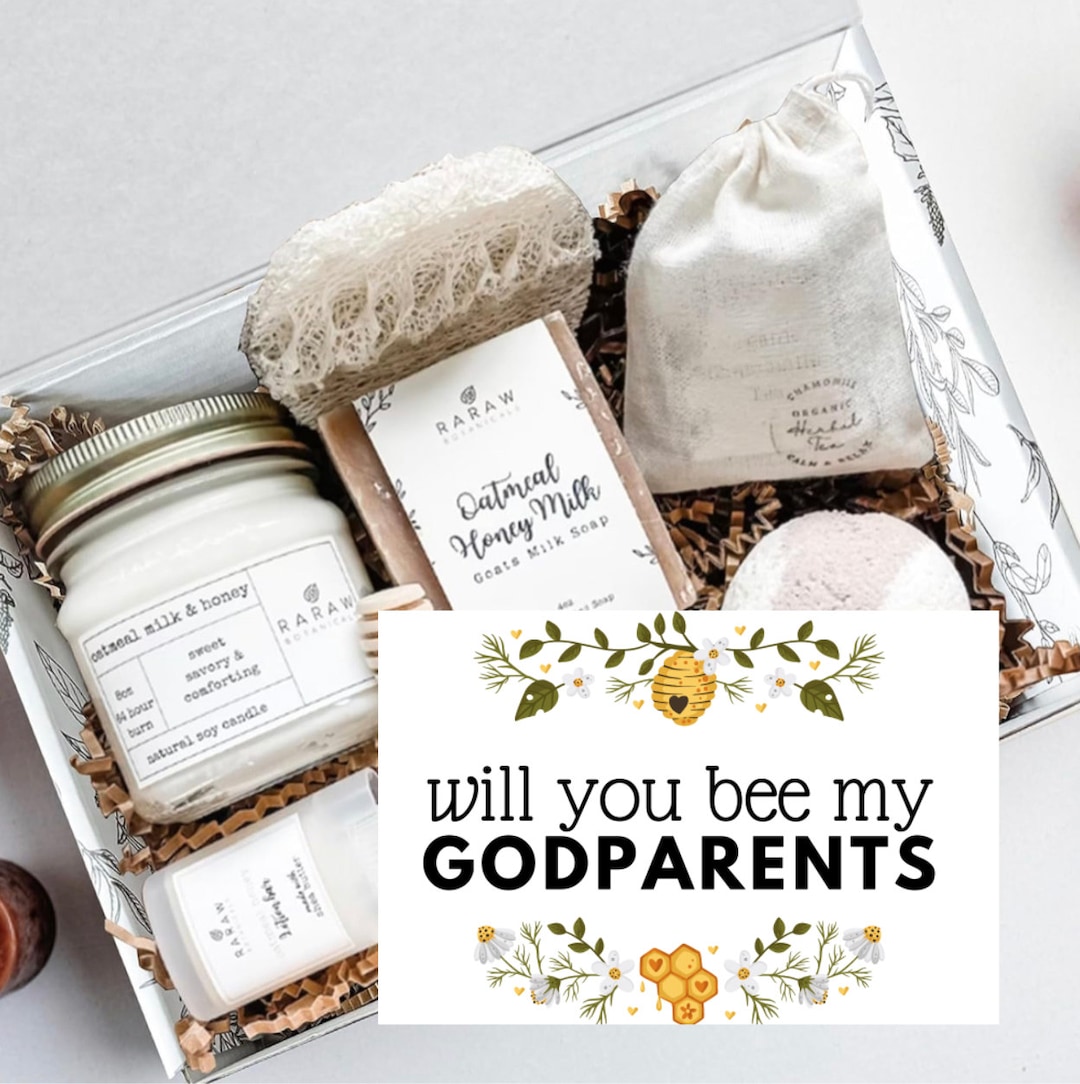 Godparents Proposal Gift Box, Will You Be My Godparents, Godparent Gift ...