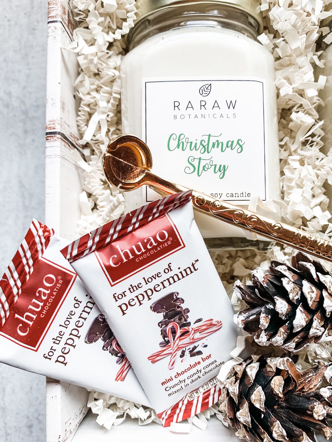 Christmas Gift Box Christmas Candle Gift Holiday Gift Set - Etsy