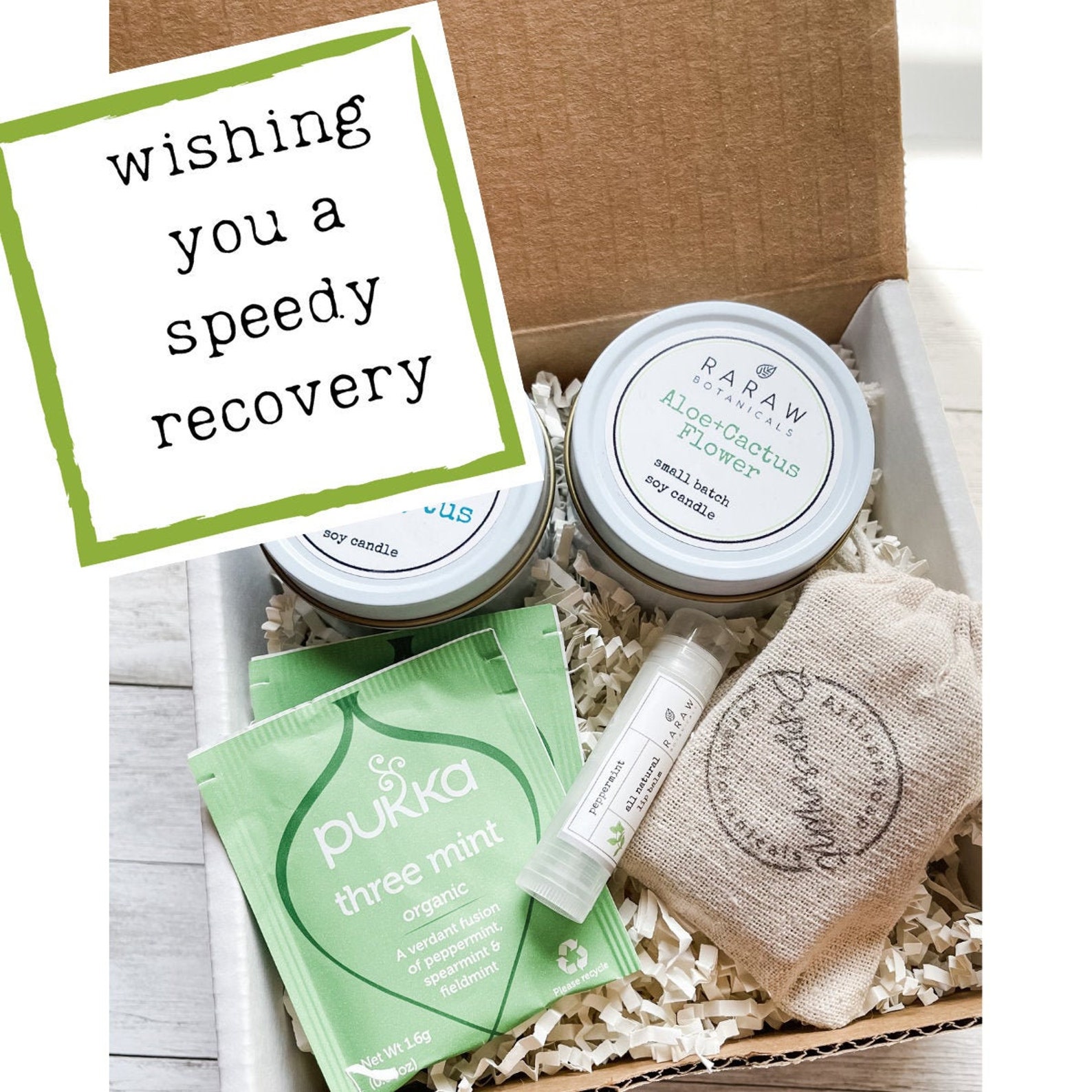 Get well soon care package sick care package recovery gifts | Etsy