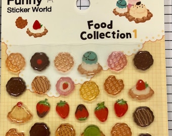 Food stickers | Etsy