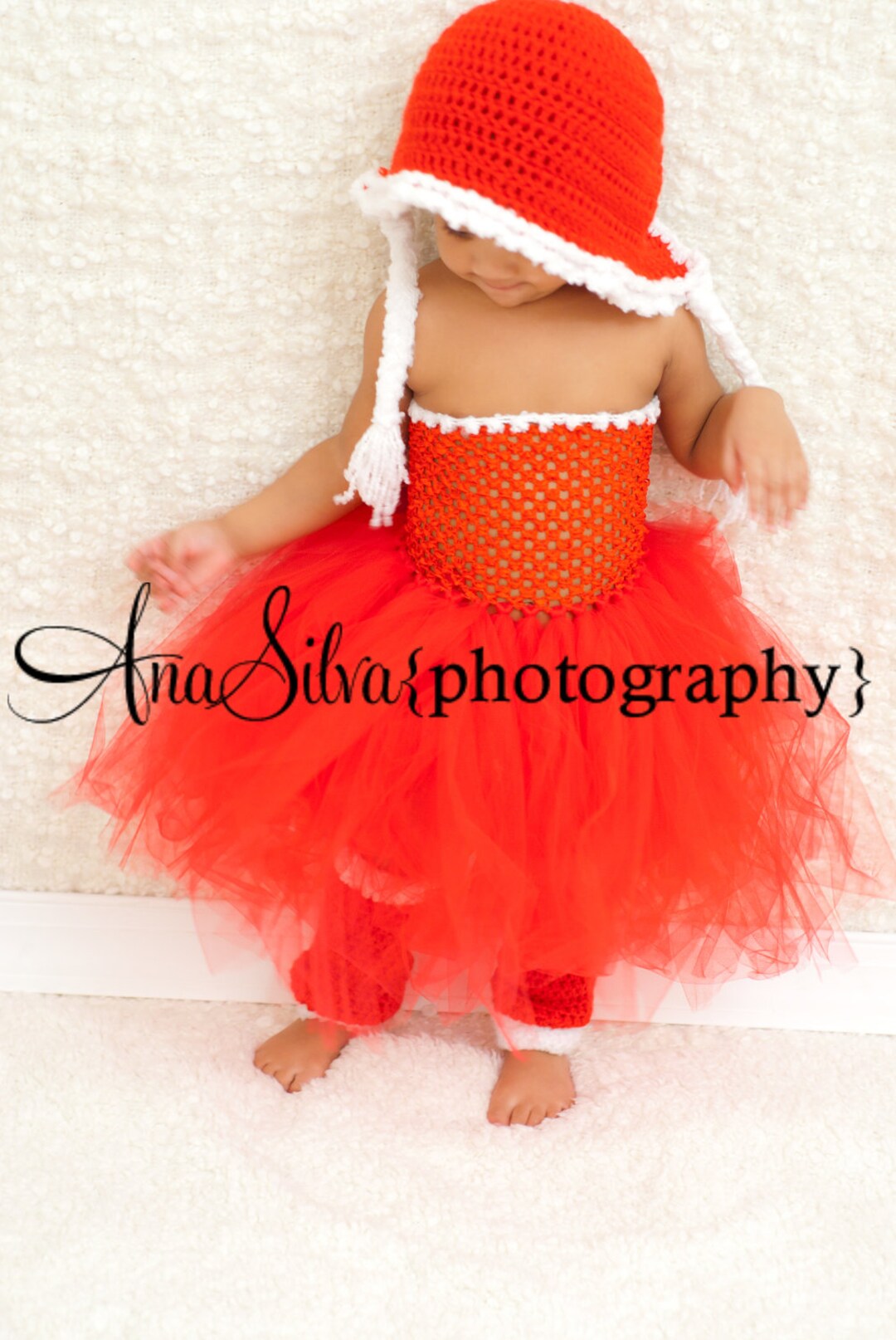 Santa Bonnet and Leg Warmer Set Pattern - Etsy