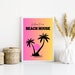 Beach House Welcome Sign | Bright Color Beach House Art | Printable Art ...