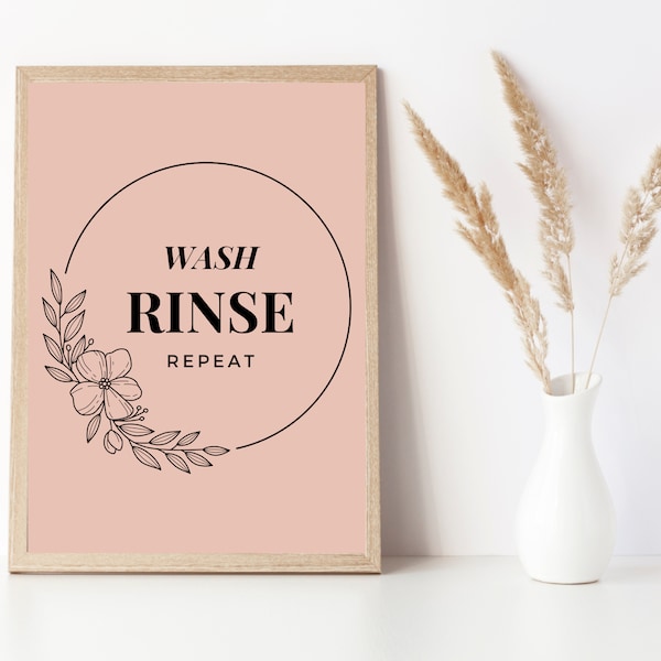 Wash Rinse Repeat - Etsy