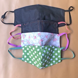 Face Mask Pattern, 3 Styles Pattern, 2 Sizes Pattern, Adult and Child ...