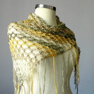 Summer Beach Sea Pareo, Spring and Summer Shawl, Handmade Neckwarmer ...