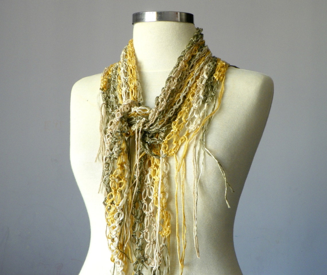 Summer Beach Sea Pareo, Spring and Summer Shawl, Handmade Neckwarmer ...