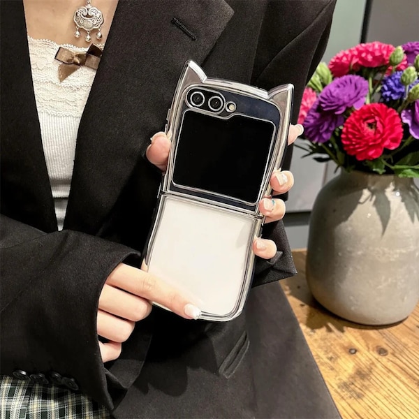 Cat Ear Z Flip Case - Etsy
