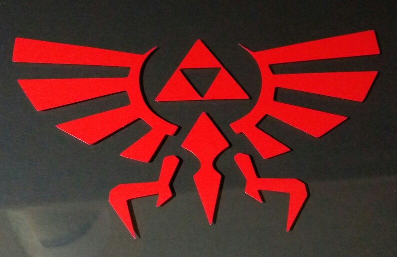 Legend of Zelda Triforce of Hyrule Decal Die Cut Sticker - Etsy