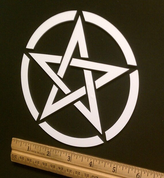 Pentacle Pentagram Wiccan Pagan Vinyl Decal Sticker | Etsy