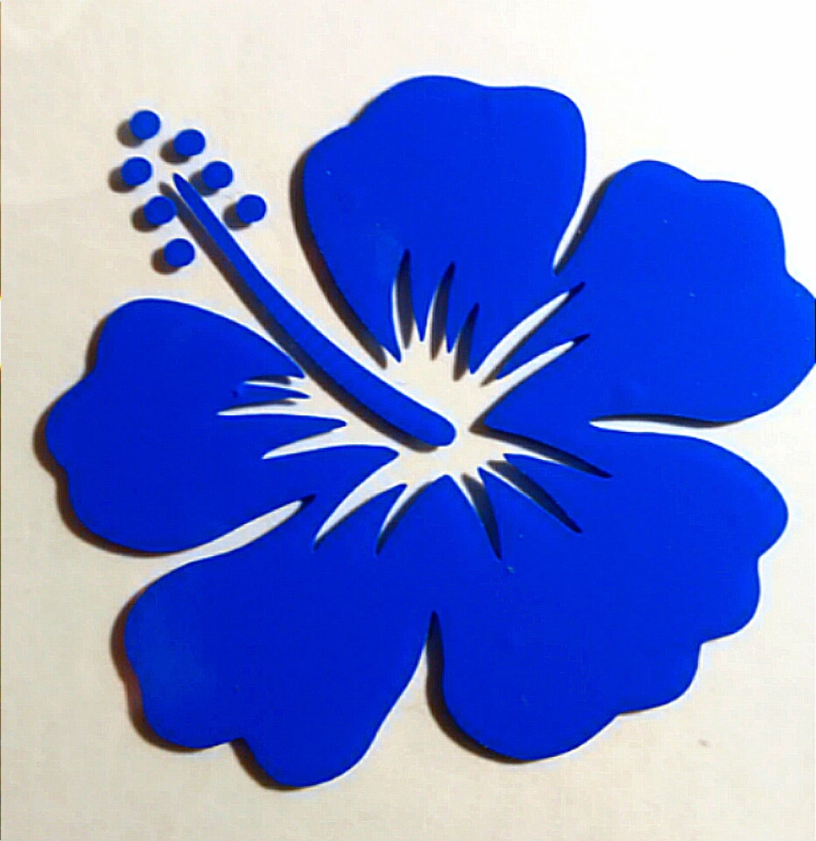 Hibiscus Hawaiian Flower Vinyl Decal Sticker - Etsy Italia