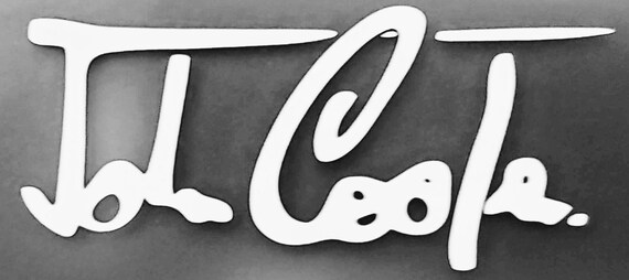 John Cooper Signature Vinyl Decal Sticker 3 | Etsy