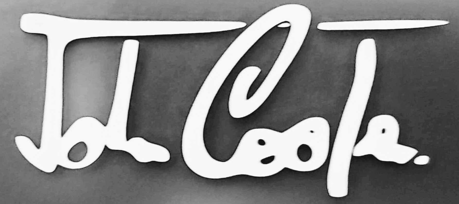 John Cooper Signature Vinyl Decal Sticker 3" - Etsy