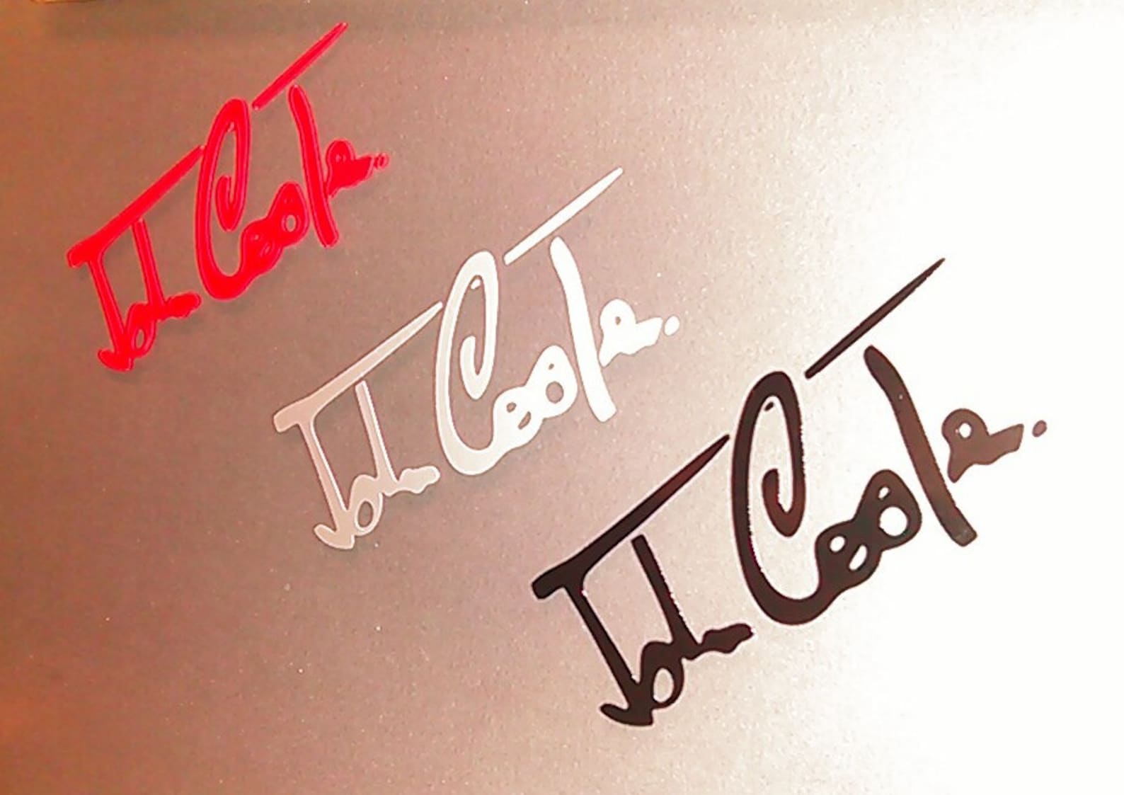 John Cooper Signature Vinyl Decal Sticker - Etsy