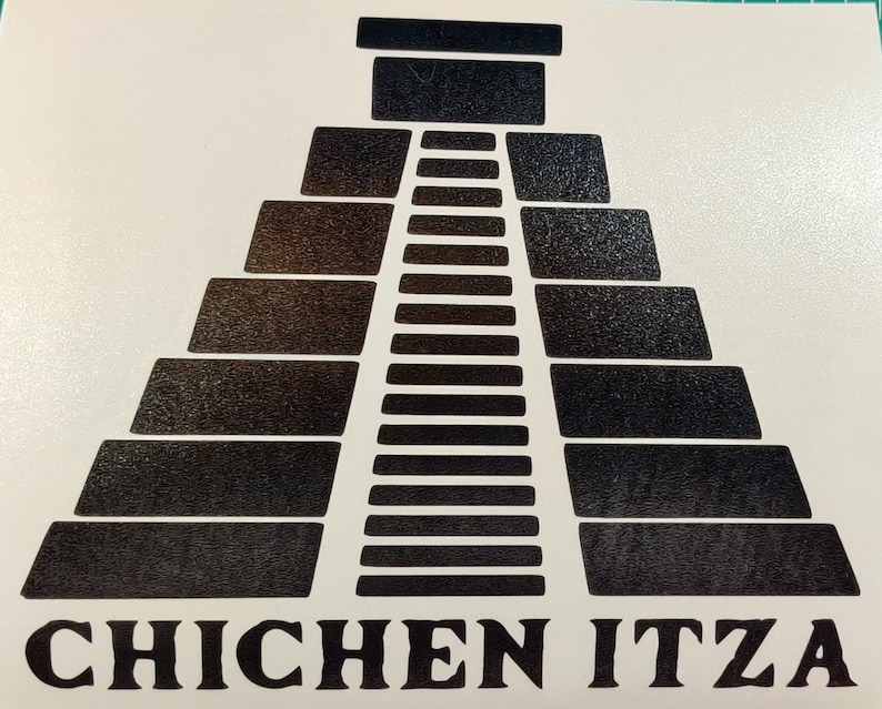 Chichen Itza Piramide Maya ~ Vinyl Decal Sticker 5.5 Inch - Etsy