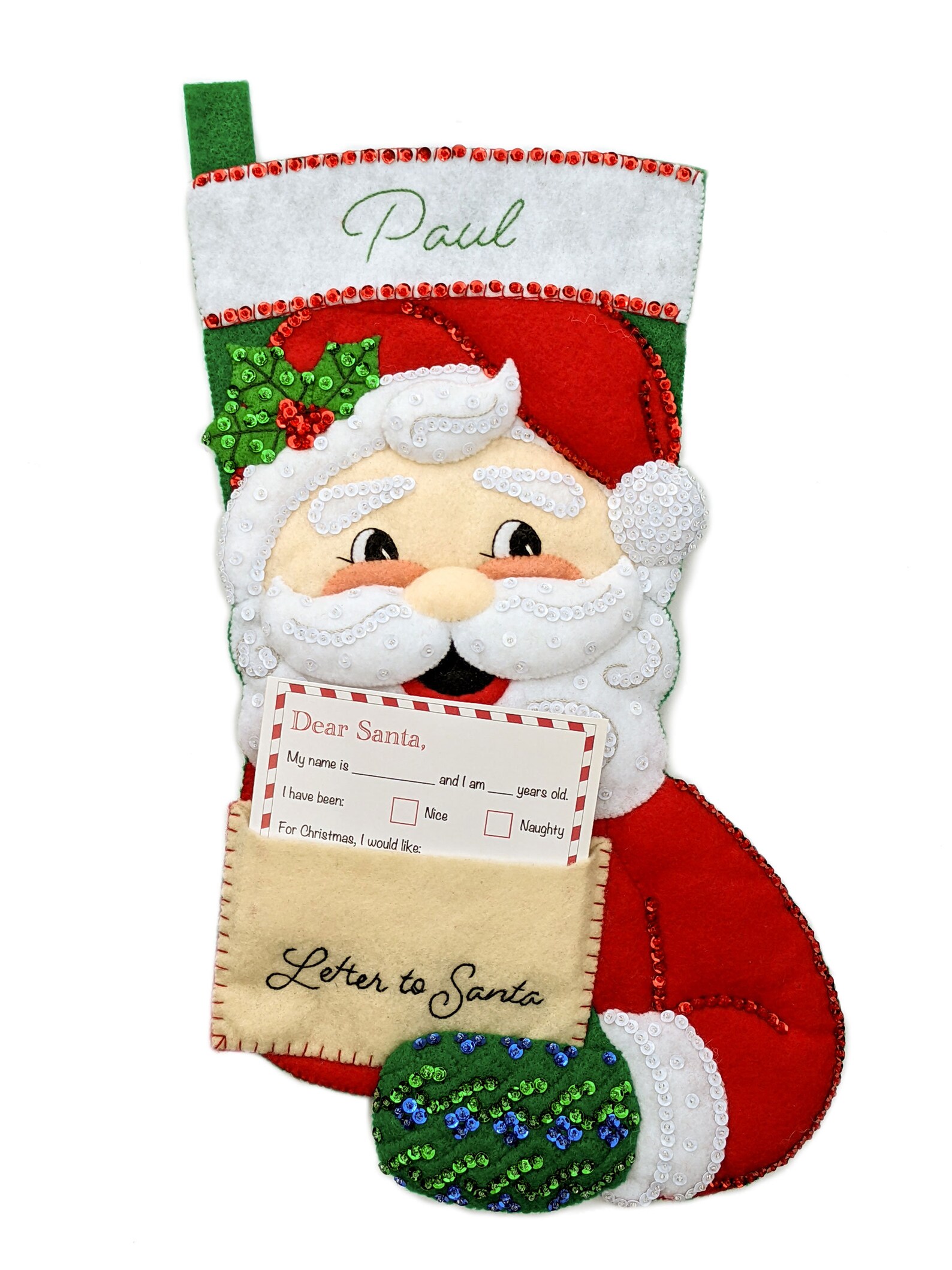 Letter to Santa Felt Stocking Kit From Merrystockings - Etsy