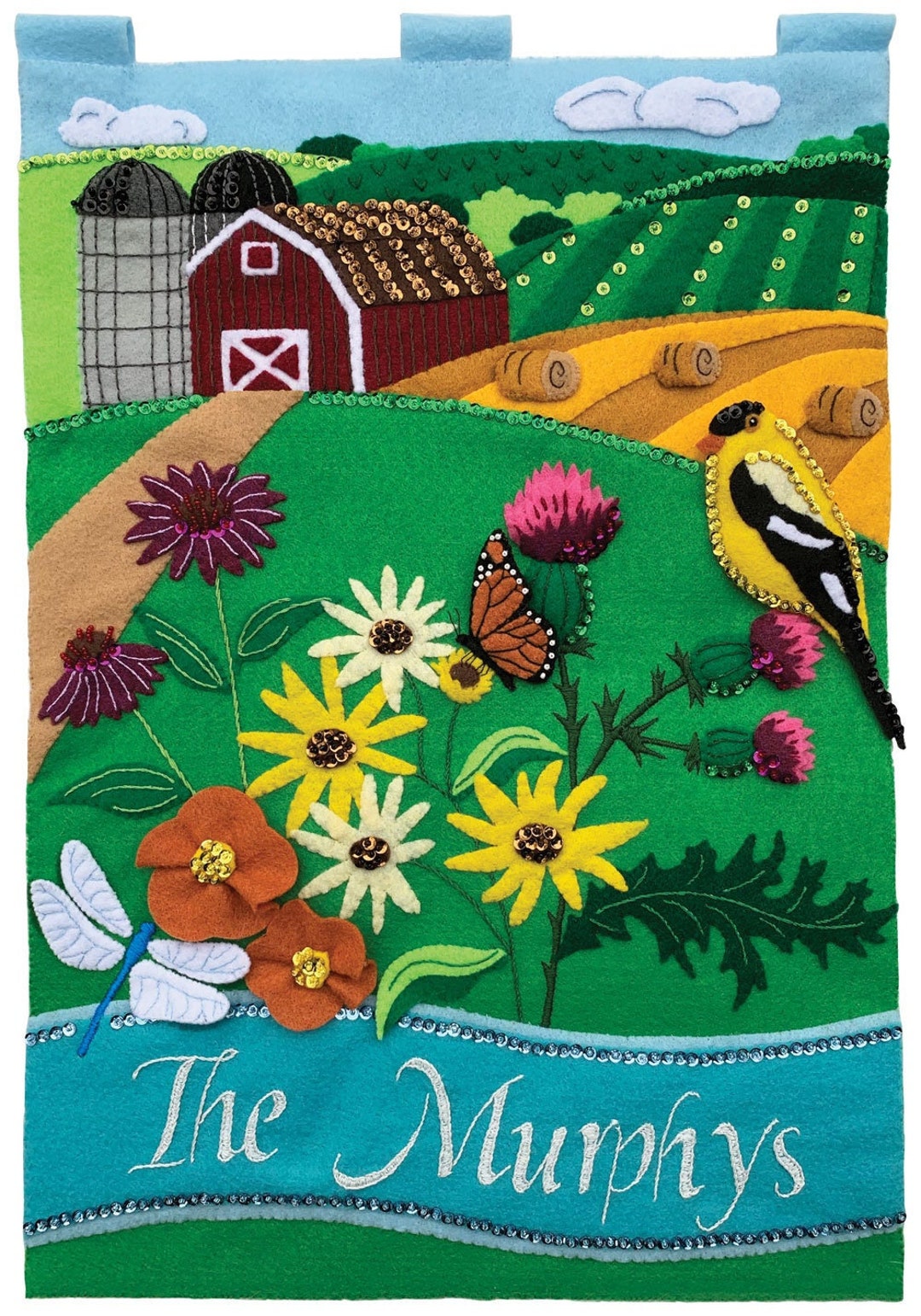 Heartland Felt Wall Hanging Kit From Merrystockings - Etsy