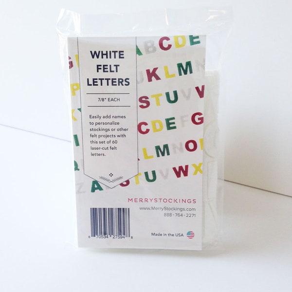 Felt Letters - Etsy