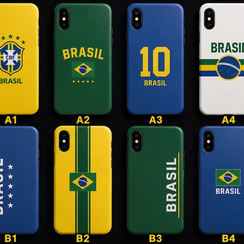 Brazil Flag Phone Case - Etsy