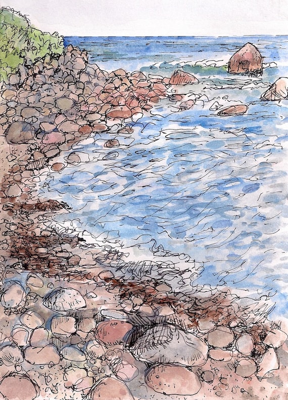 Atlantic Ocean Drawing