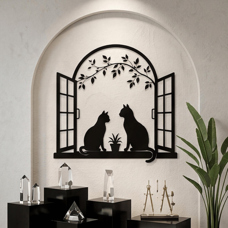 Black Cat Art - Etsy