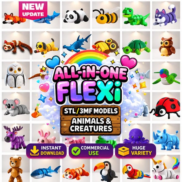 Flexi Toy Bundle - Etsy New Zealand