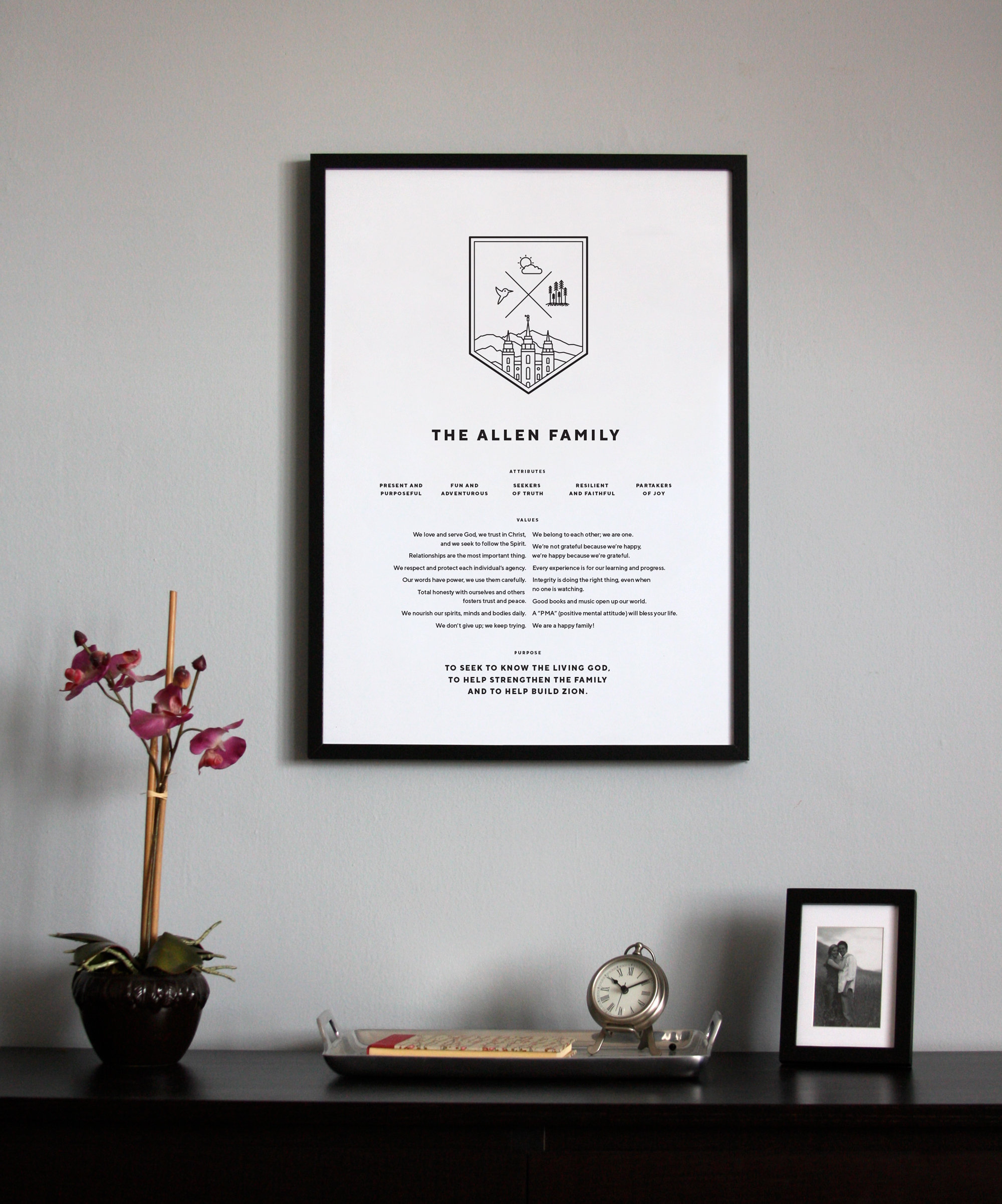 Family Crest & Purpose / Mission Statement, Custom Made With Core ...