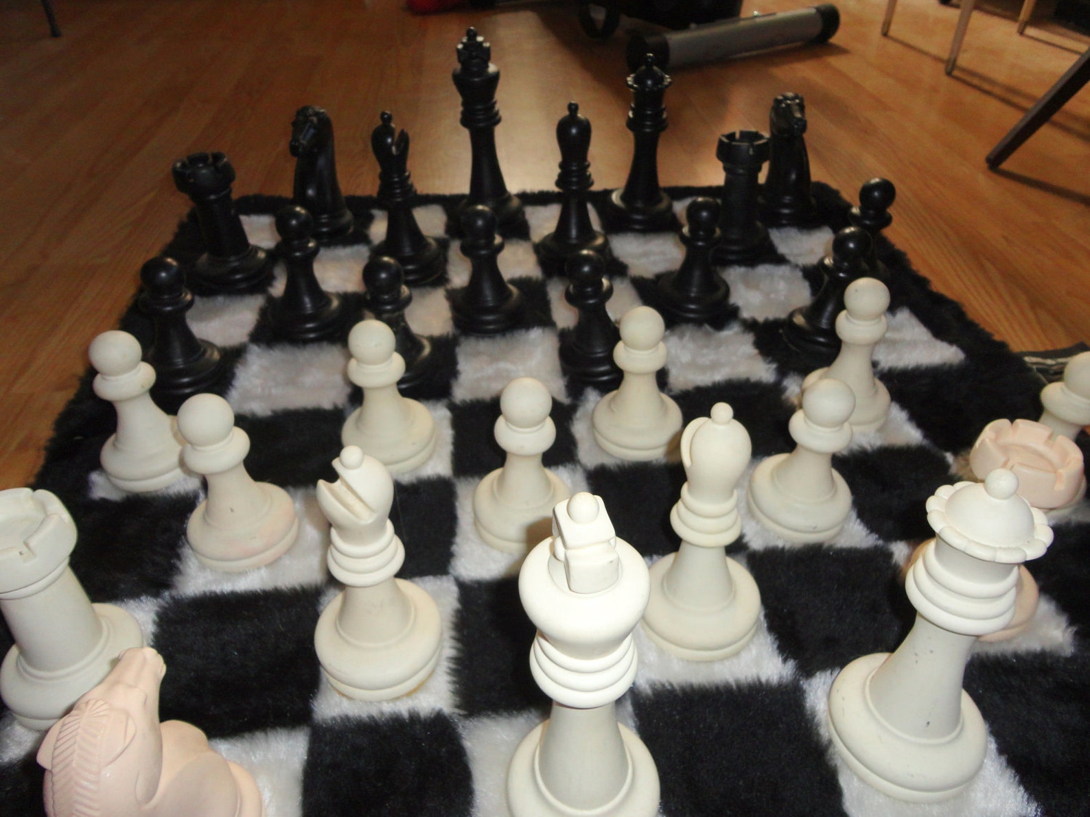 Vintage Chess Set Rug | Etsy