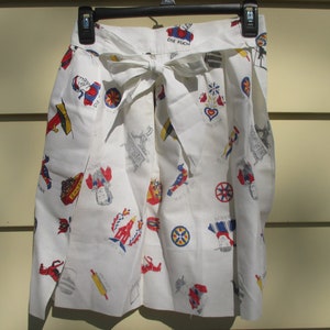 Vintage Cotton Amish Half Apron Kitchen Apron Kitchy Apron - Etsy