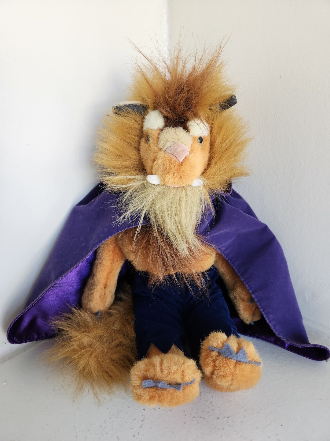 Vintage 1990s Disney Store Beast Plush - Etsy