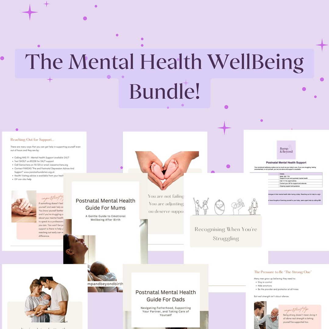 The Mental Health Wellbeing Bundle - Etsy
