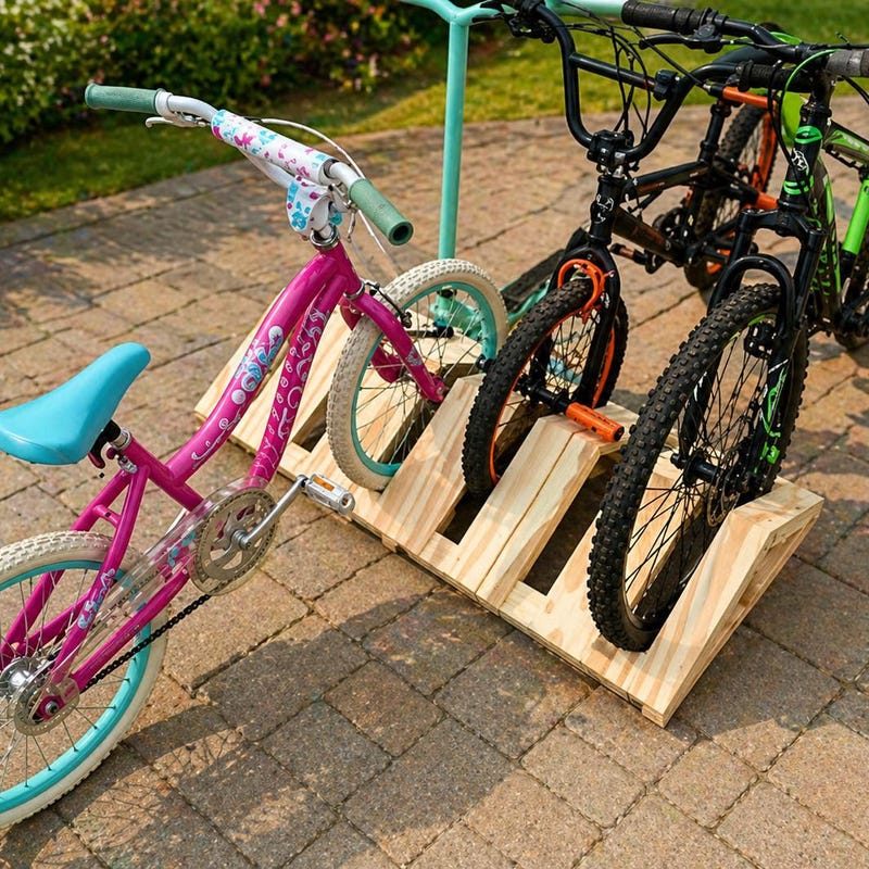 Diy Wood Bike Storage - Etsy UK
