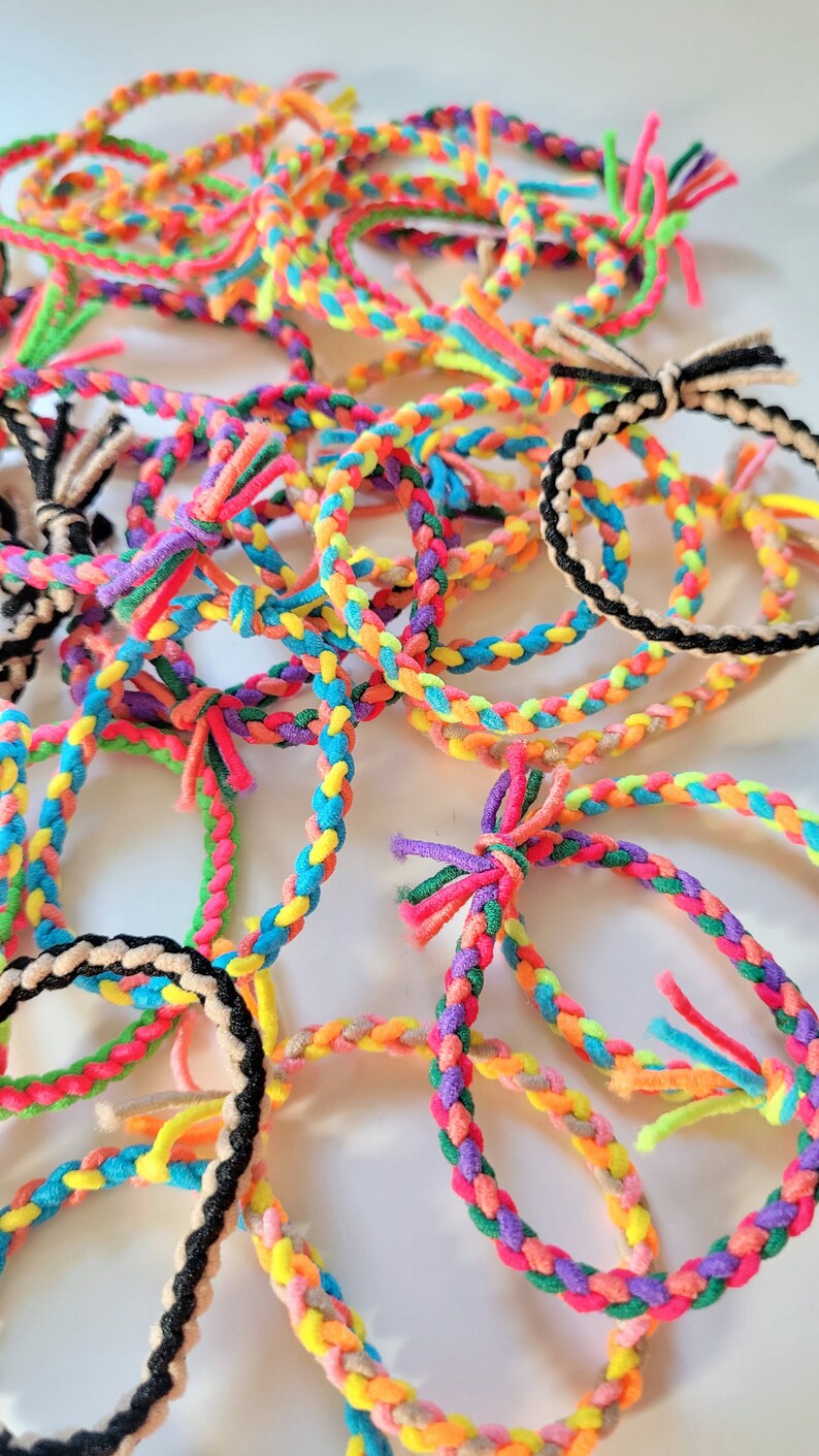 Braided Hair Ties – Colorful Everyday Accessories for Kids & Adults - Etsy