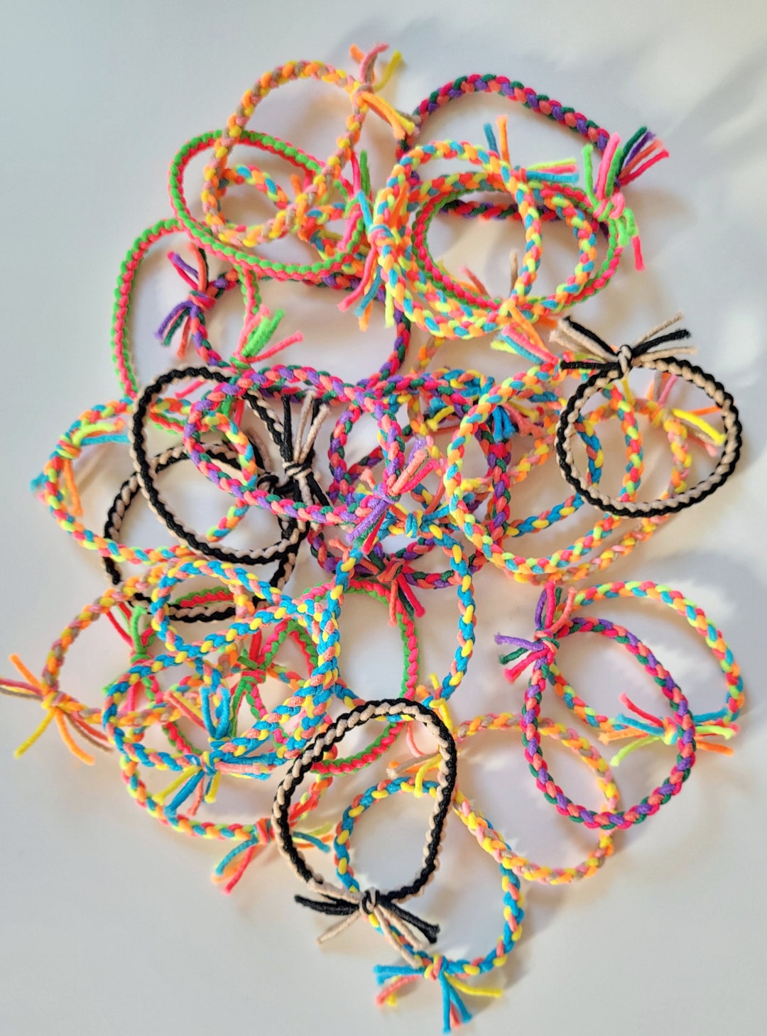 Braided Hair Ties – Colorful Everyday Accessories for Kids & Adults - Etsy