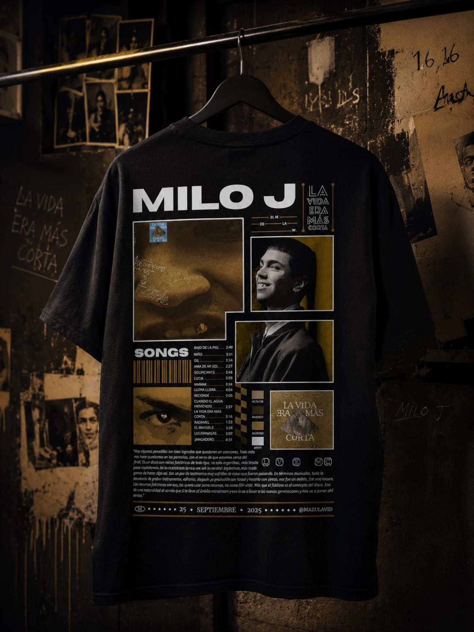 Diseño Milo J Art PNG (Descarga digital) camiseta - DTF - Descarga ...