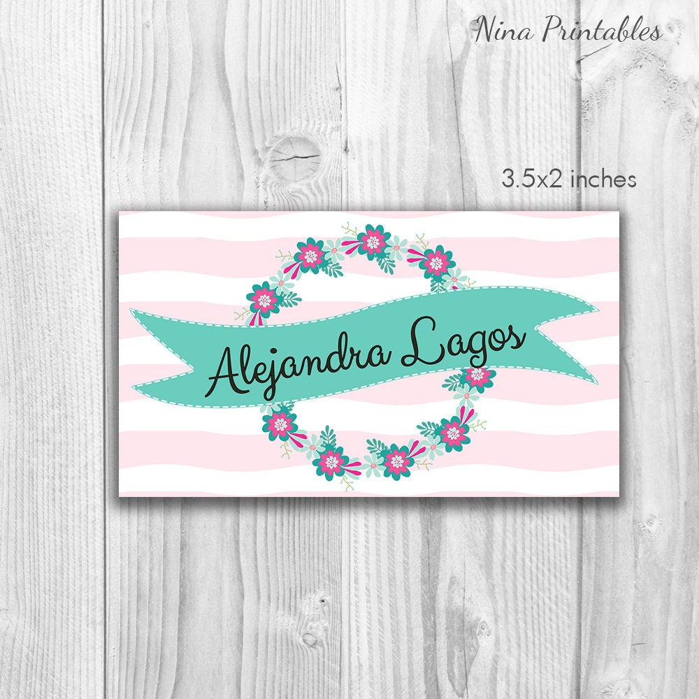 Personal Presentation Card for Kids and Adults / Printable/ - Etsy