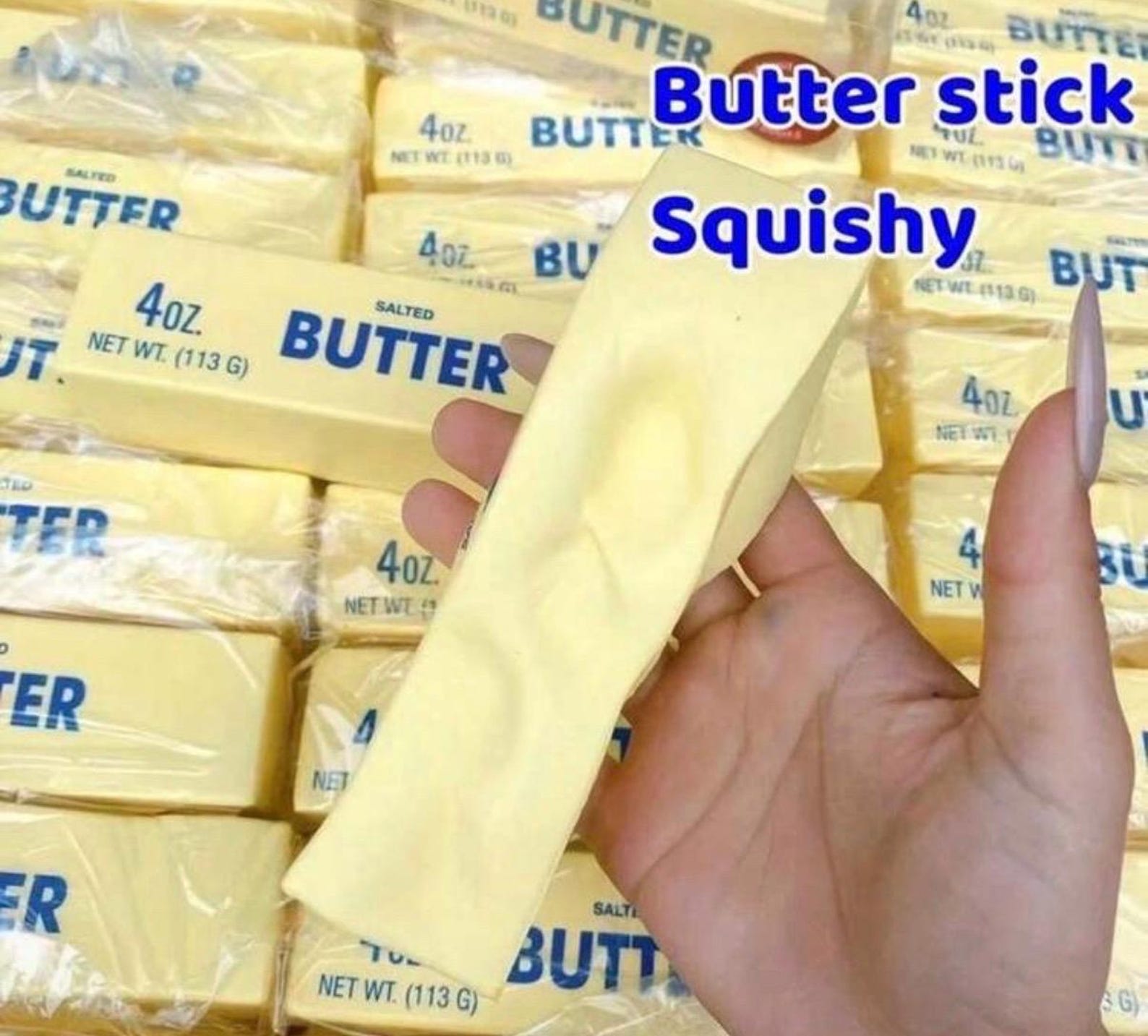 2 Squishy Butter Slow Rise Stress Relief - Etsy