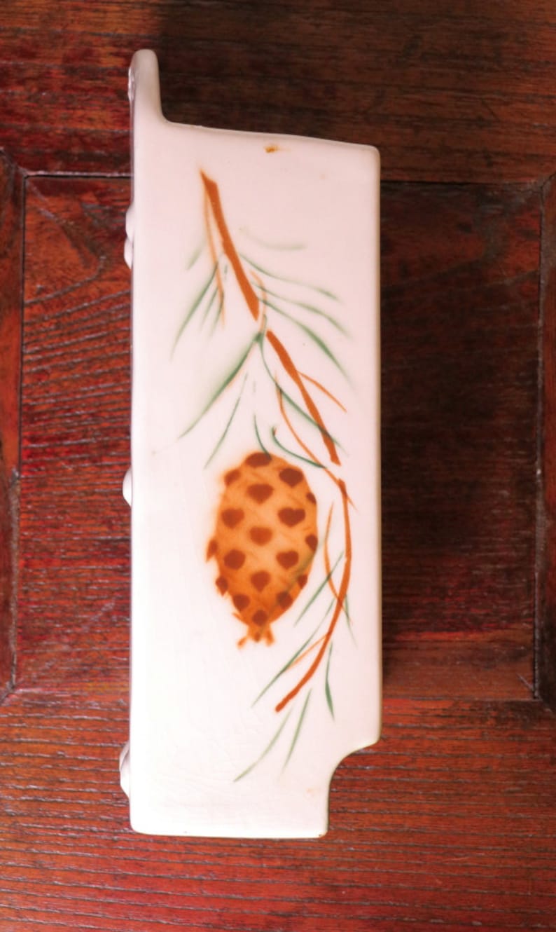 Vintage Painted Ceramic Matchbook Holder Dispenser - Etsy