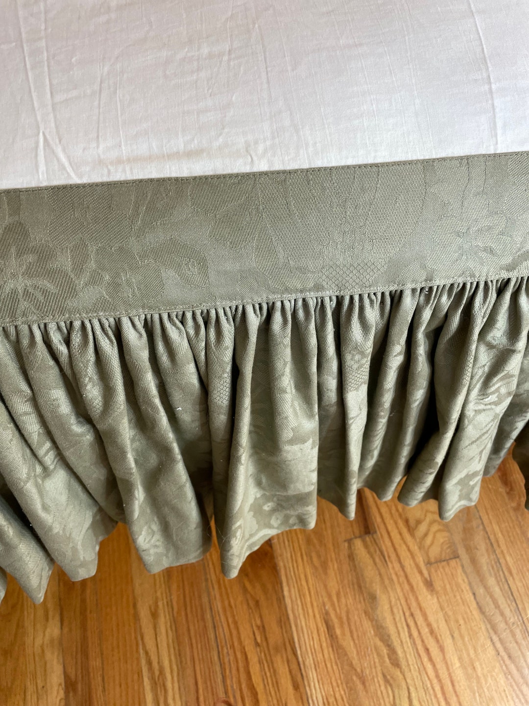 Custom Made Bed Skirt Aka Dust Ruffle King Size 13 Drop - Etsy