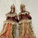 Pair Victorian Chalk Figures for Hanging on Christmas Tree - Etsy