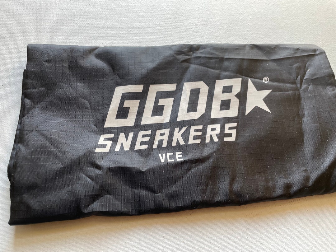 GGDB Sneakers Bag Vinyl Black With White Letters GGDB Sneakers Vce Star ...